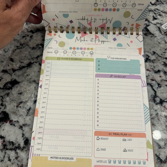 unbranded | Office | Daily Planner Goal And Task Tracker | Poshmark